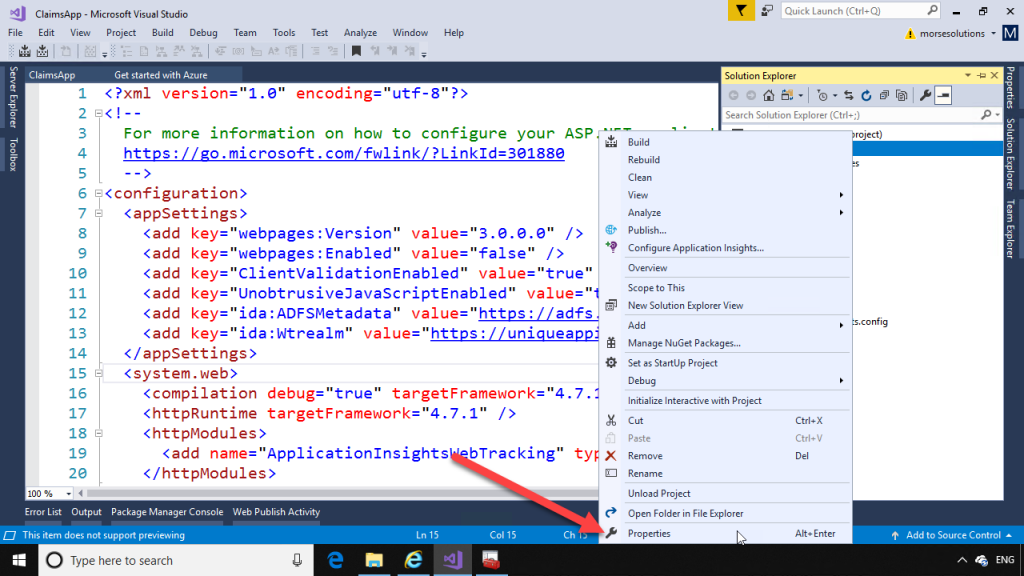 Creating An Aspnet Relying Party Application For Adfs 2016 Neil Morrissey