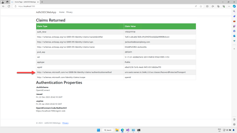 Configure An Aspnet Core 8 Application To Work With Adfs 2022 Neil