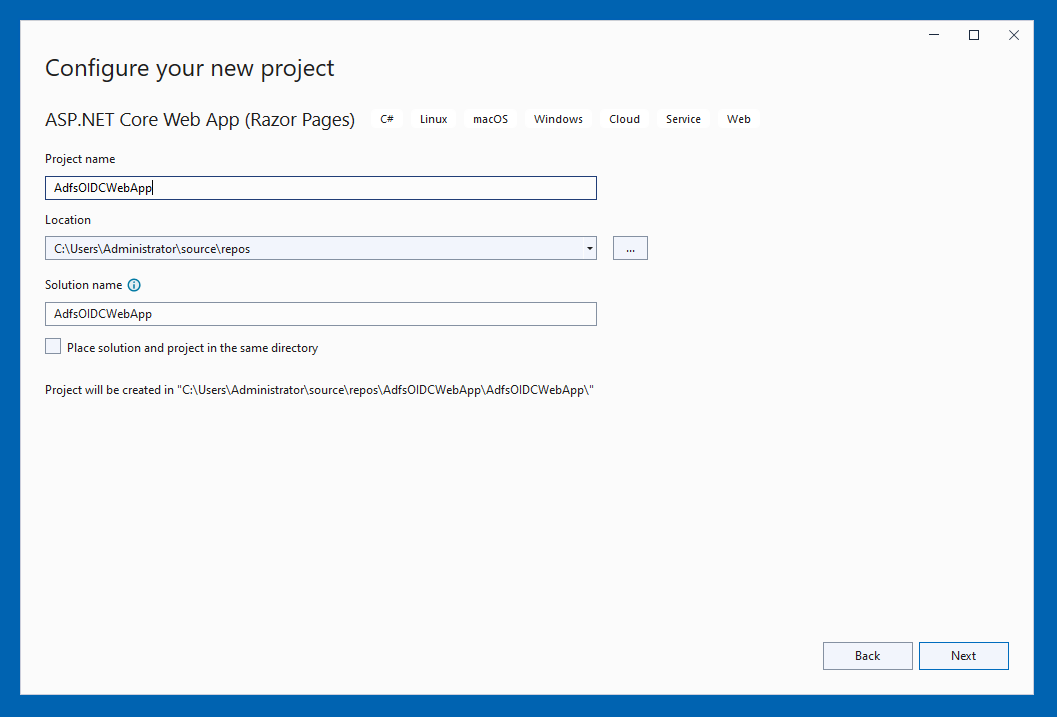 Configure an ASP.NET Core 8 application to work with ADFS 2022 – Neil Morrissey