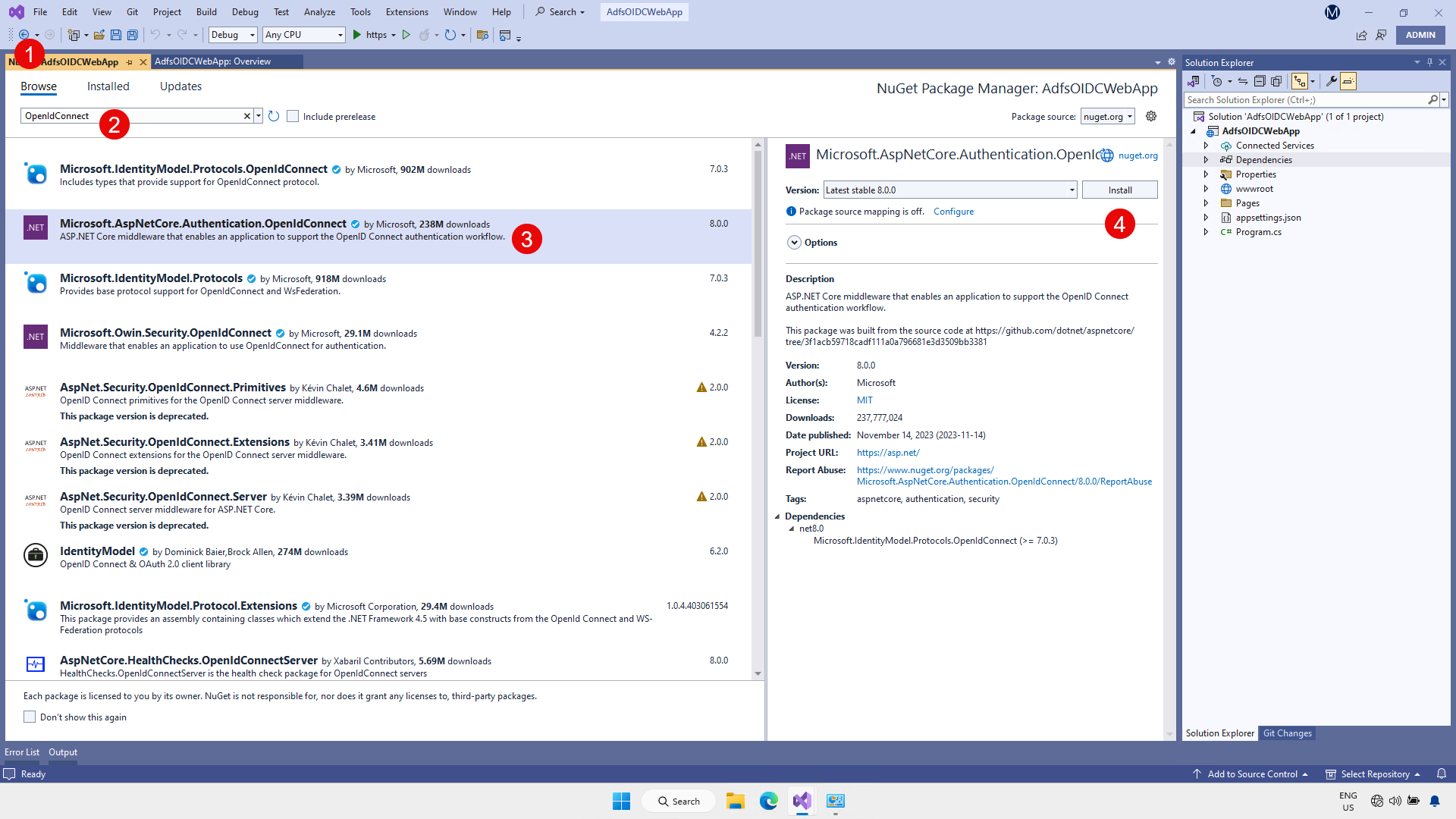Configure An Aspnet Core 8 Application To Work With Adfs 2022 Neil